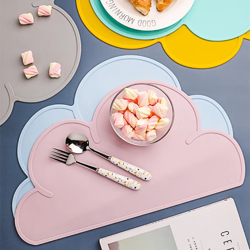 1PC Cute Cloud Silicone Table Place Mat – The Kawaii Shoppu