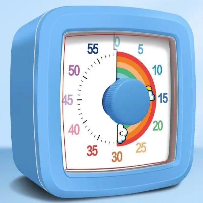 60-Min Visual Timer with Night Light Silent Countdown Timer for Kids ...