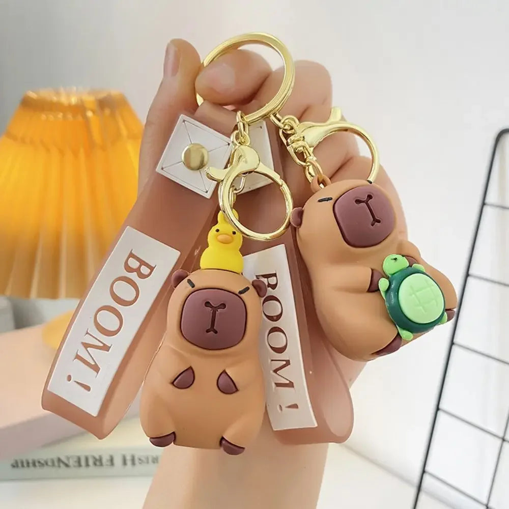 Cute Capybara Keychain – The Kawaii Shoppu