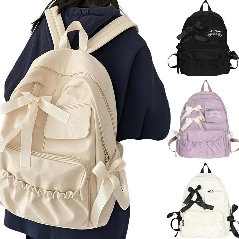 Cute Girl Pretty Bow Backpack – The Kawaii Shoppu