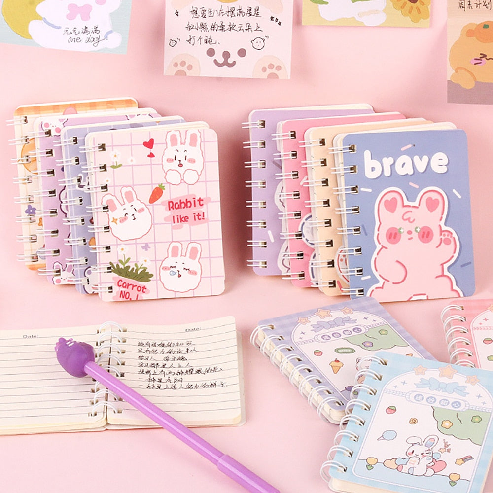 Kawaii Bunny Mini 1PC 80 Sheet Notebook (Random Color) – The Kawaii Shoppu
