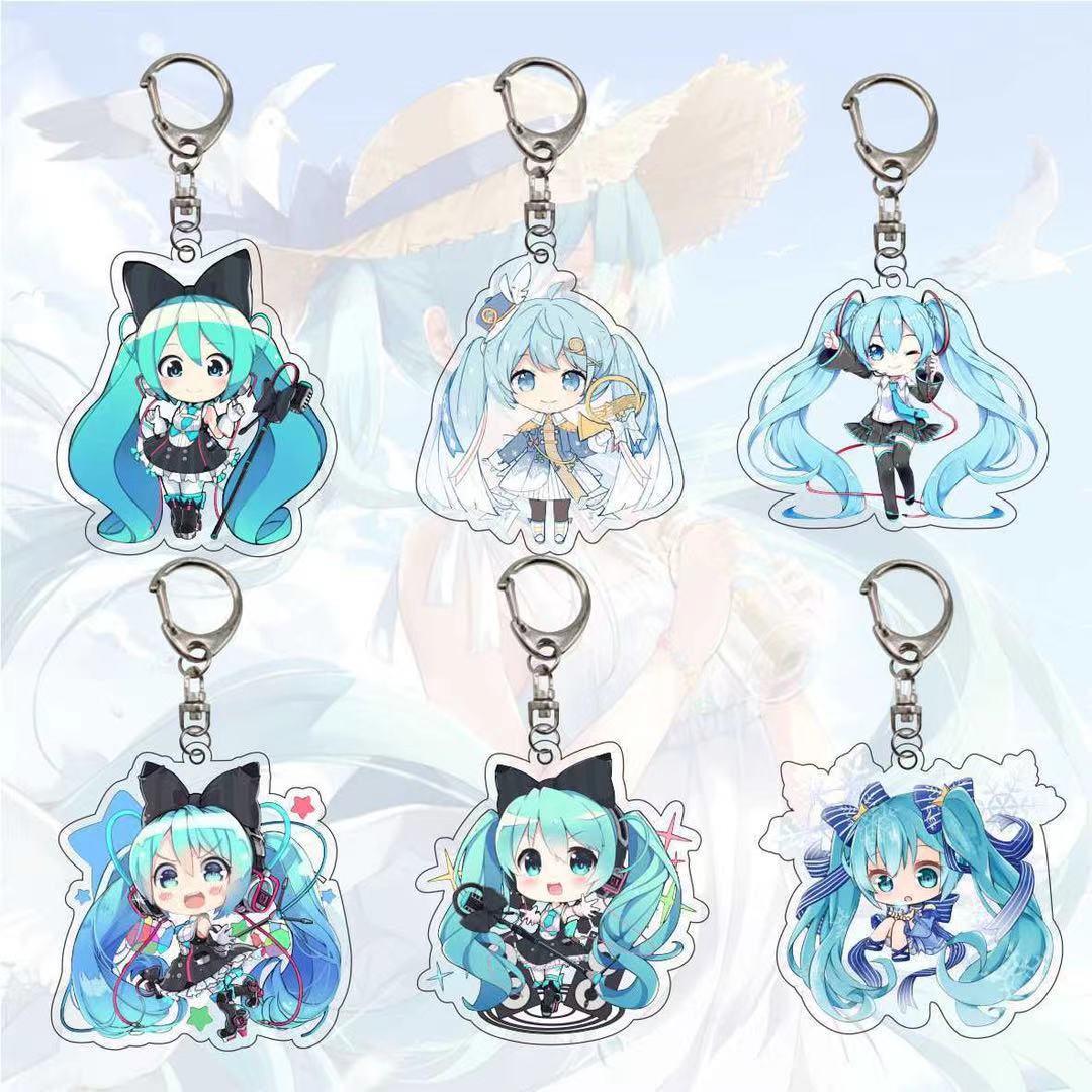 Kawaii Cute Miku Anime Keychains – The Kawaii Shoppu