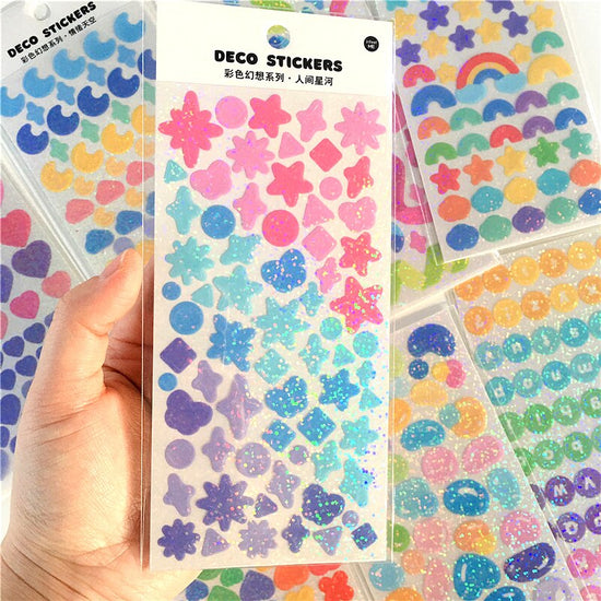 Kawaii Glitter Kpop Idol Decor Stickers – The Kawaii Shoppu