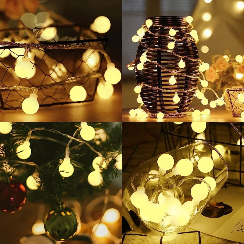 Led Ball String USB String Fairy Christmas Lights – The Kawaii Shoppu