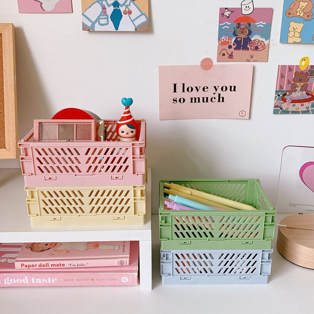 Mini Foldable Desktop Organizer – The Kawaii Shoppu
