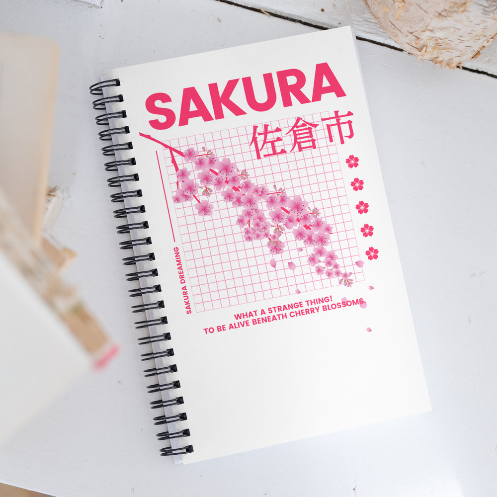 Sakura 140 Page Dot Grid Notebook – The Kawaii Shoppu